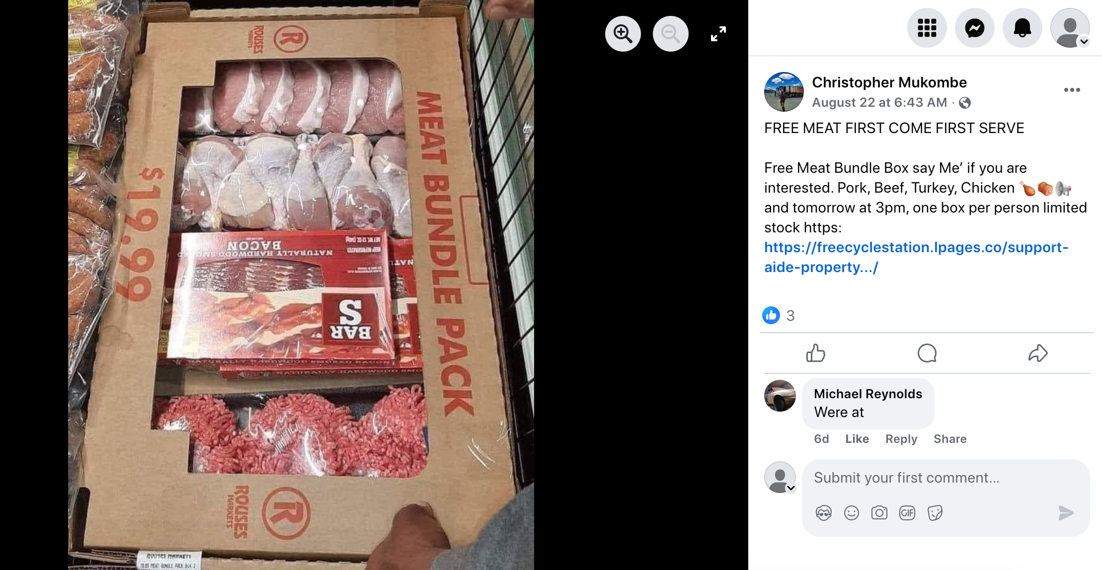 Fact Check: Posts Offering 'Free Meat Bundle Box' Are NOT Authentic -- Bait & Switch Scam ...